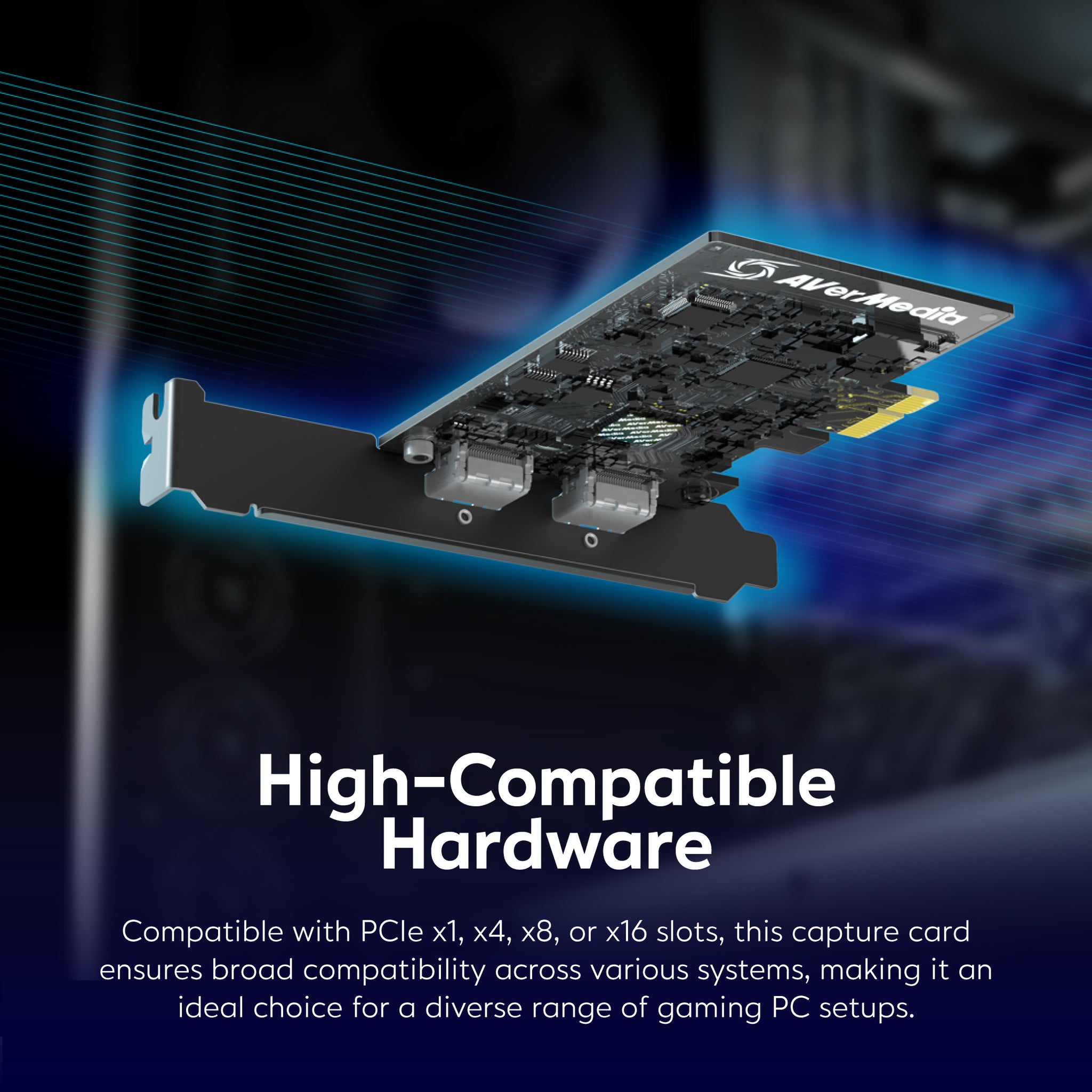 GC571 1080p120 High Frame Rate PCIe Capture Card for Gaming | AVerMedia ...